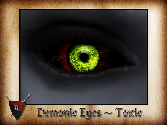 Second Life Marketplace - ~TL~ Demonic Eyes -Toxic (Vampire Eyes, Demon ...
