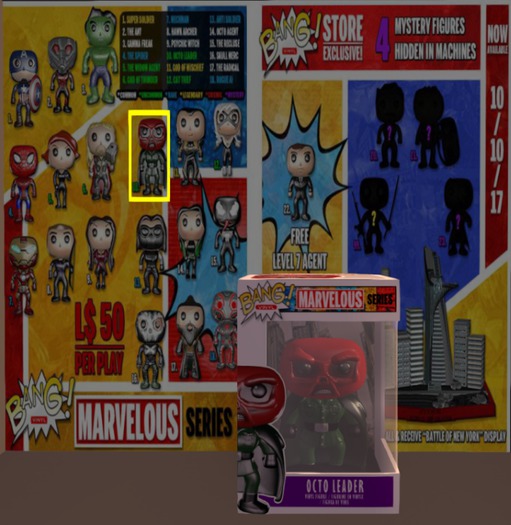 Second Life Marketplace - BANG! FIGURES: MARVELOUS SERIES #10 - OCTO ...