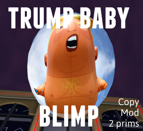 Second Life Marketplace - Baby Trump Blimp