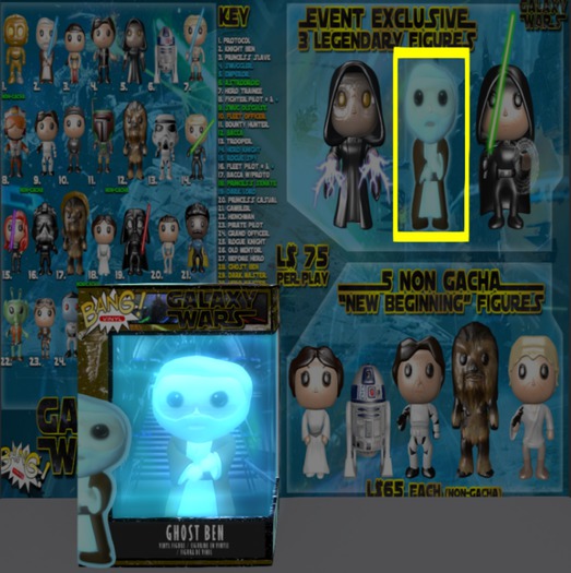 Second Life Marketplace - BANG! FIGURES: GALAXY WARS #28 - GHOST BEN ...