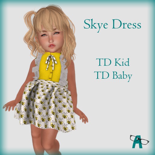 Second Life Marketplace - {-A-} Skye Dress - Bees