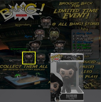 Second Life Marketplace - BANG! FIGURES: A PIRATE'S LIFE #7 - BLACKBEARD