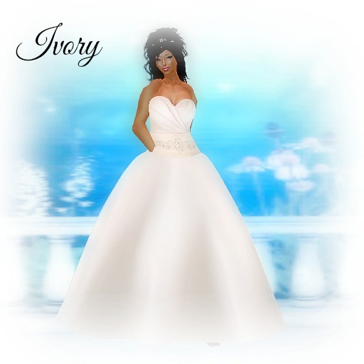Second Life Marketplace - Princess Ivory Wedding dress
