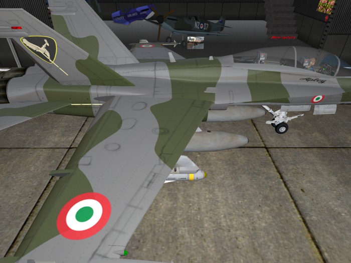 Second Life Marketplace - F/A-18 Hornet Shana Italian Paint