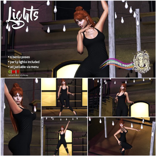 Second Life Marketplace - Fashiowl Poses - Lights - Woman // BOX
