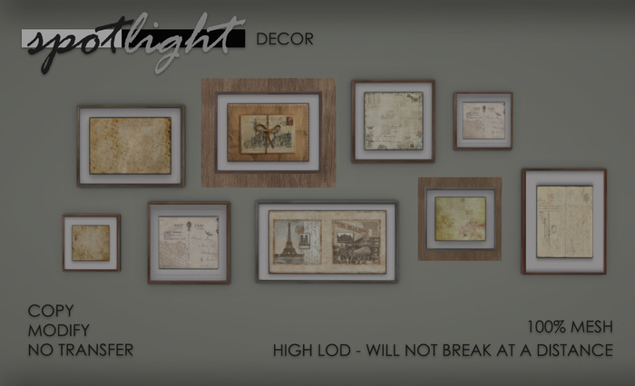 Second Life Marketplace - Spotlight - Artwork Collage #1