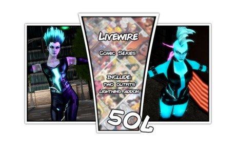 Second Life Marketplace - Livewire - Comic Series