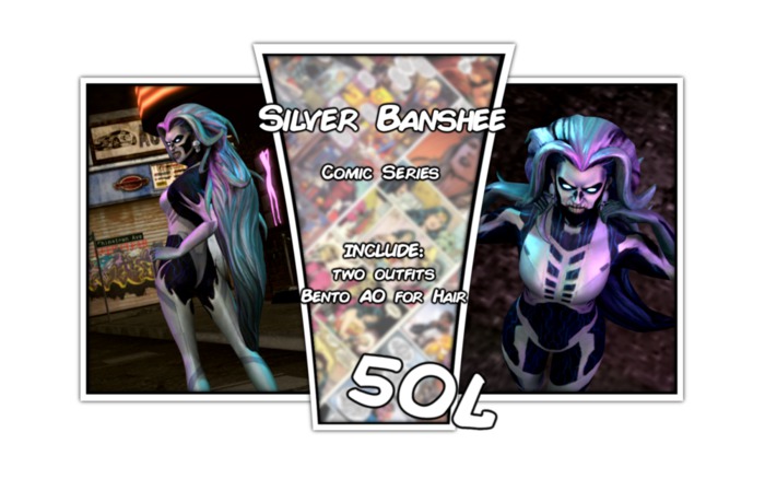 Second Life Marketplace - Silver Banshee - Comic Series