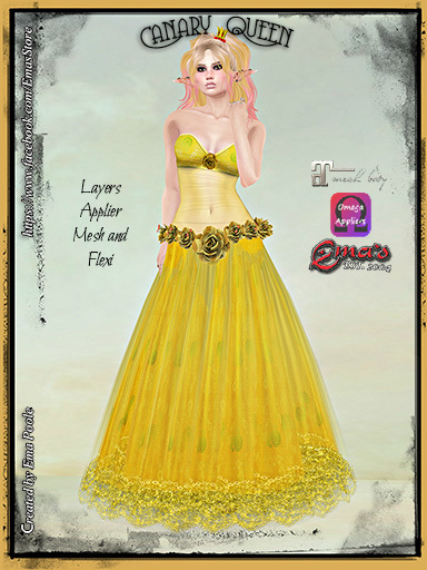Second Life Marketplace - **ema's fantasy-Canary Queen
