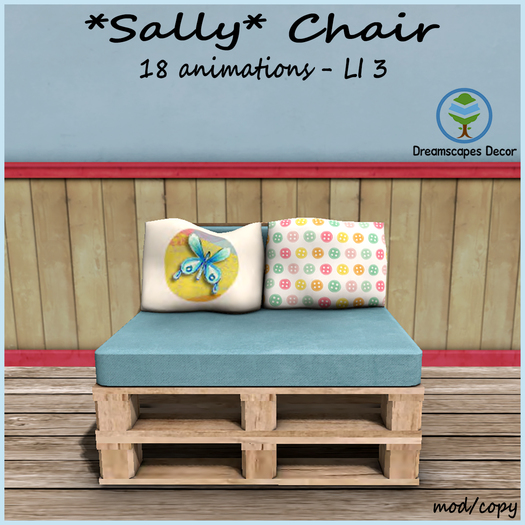 Second Life Marketplace - *Sally* Chair Left - Chair with 18 female ...
