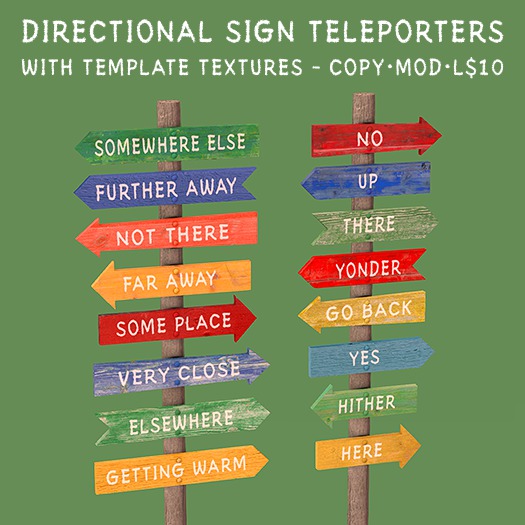 Directional Signage Template