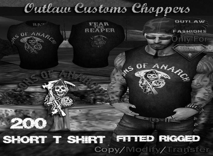 Second Life Marketplace - Route 84 Customs - Aesthetic Sons of Anarchy DEMO