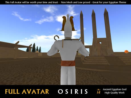 Second Life Marketplace - Gaagii - FULL AVATAR "OSIRIS" Ancient ...