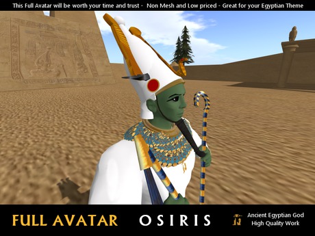 Second Life Marketplace - Gaagii - FULL AVATAR "OSIRIS" Ancient ...