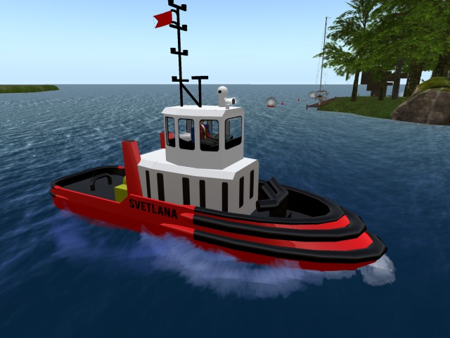 Second Life Marketplace - Ocean Going Tug: Svetlana