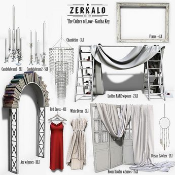 Second Life Marketplace - [ zerkalo ] The Colors of Love Gacha - Frame