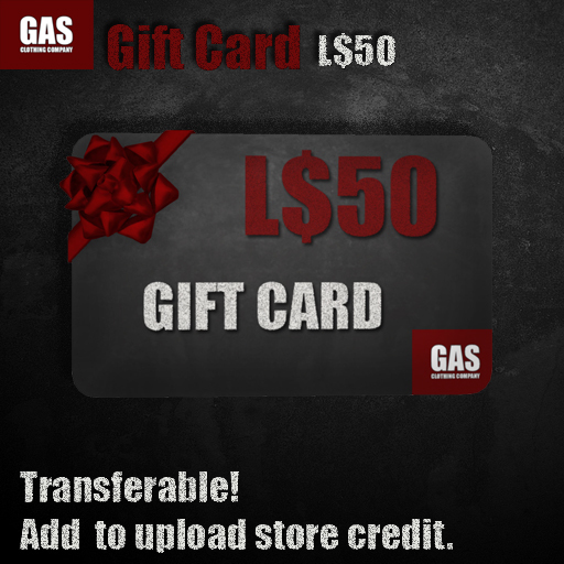 Second Life Marketplace - GAS [L$50 Gift Card]
