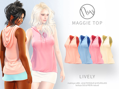 Second Life Marketplace - neve top - maggie lively