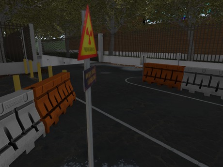 Second Life Marketplace - Russian Radioactive Sign