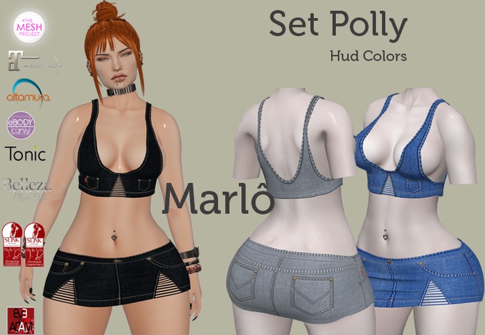 Second Life Marketplace - .:Marlo:. Set Polly - BOX