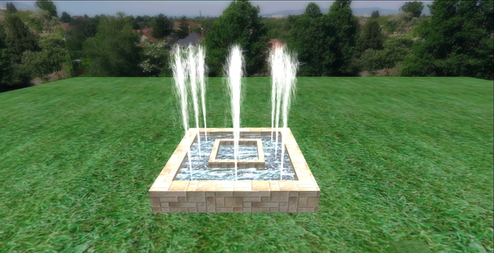 Second Life Marketplace - .:GBH:. Mesh water fountain animated