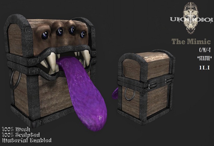 Second Life Marketplace - {U} The Mimic -BOX (add meh) *updated*