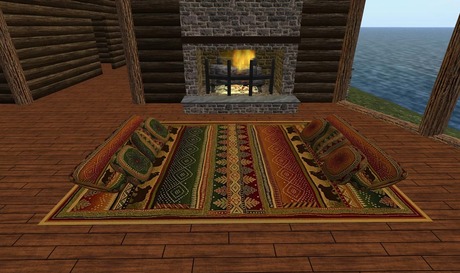 Second Life Marketplace - [WHD] -- Cuddle Rug - Cabin 1 - 80 Animations