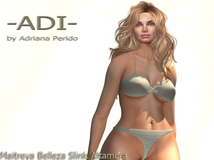 Second Life Marketplace - -ADI-Luxuria Bikini Pattern 4 Maitreya Belleza Slink Altamura