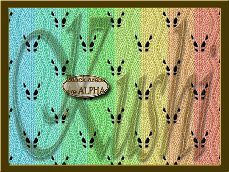 Second Life Marketplace - Eyelet Hourglass Knit Alpha Textures