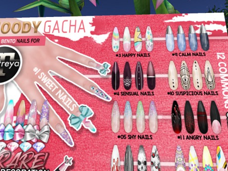 Second Life Marketplace - Mug - Moody Gacha - #12 Excited Nails