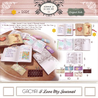 Second Life Marketplace - i { DH } Gacha! Old Map Pen Case