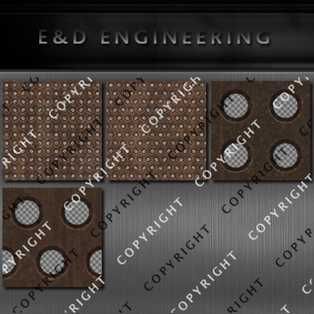 Second Life Marketplace - [IMG002] 10 Perforated Metal Floor / Factory ...