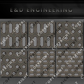Second Life Marketplace - [IMG011] 16 Clean Perforated Metal Floor ...
