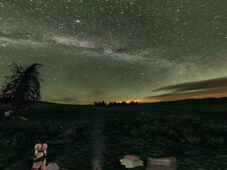 Second Life Marketplace - STARRY NIGHT MEADOW Skybox 1 Mesh Prim ...