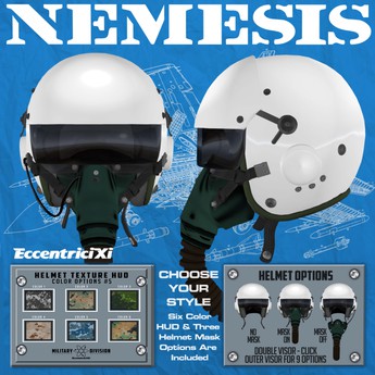 Second Life Marketplace - ~EXi~ Helmet Nemesis Color Set #5