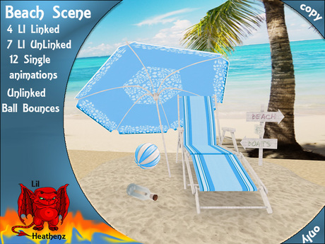 Second Life Marketplace - ~LH~Beach Scene (Box) Add