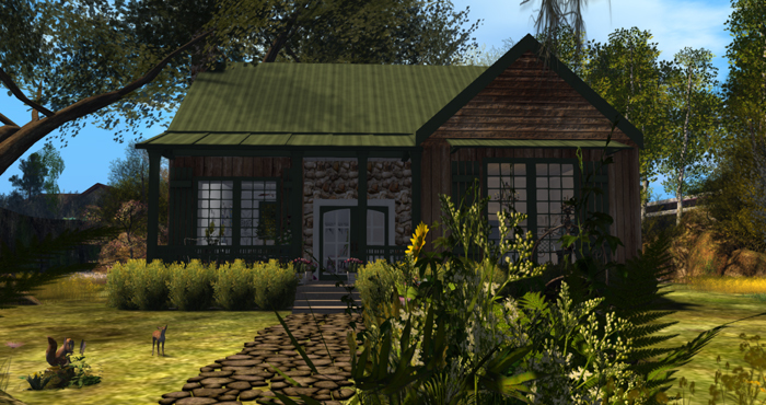 Second Life Marketplace - Rustic Cottage 35prims