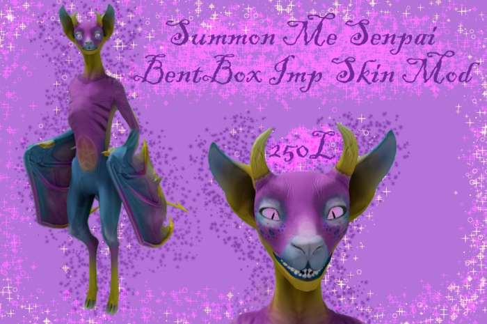 Second Life Marketplace - [TW] Summon Me Sempai Bent Box Imp Skin