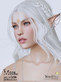 Second Life Marketplace - { wren's nest } Moon Shape for Catwa Catya Bento