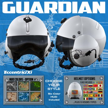 Second Life Marketplace - ~EXi~ Helmet Guardian Color Set #5