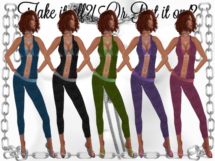 Second Life Marketplace - Aerilyn 5 Outfit 2018