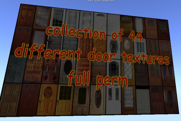 Second Life Marketplace - Collection of Doors Textures