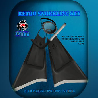 Second Life Marketplace - Steelhead Skin Diving Set [Black]