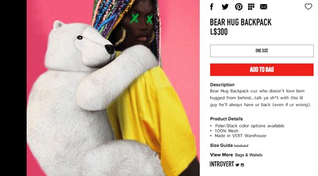 Second Life Marketplace - Vert - Bear Hug Backpack - Polar