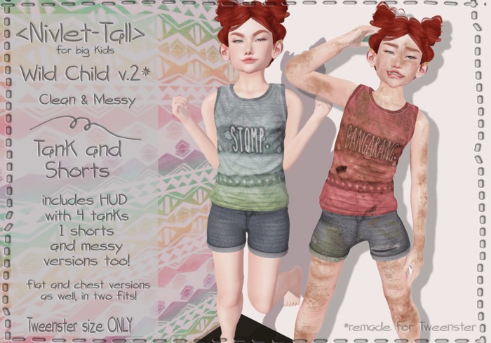 Second Life Marketplace - Wild Child v2 Tweenster Ensemble