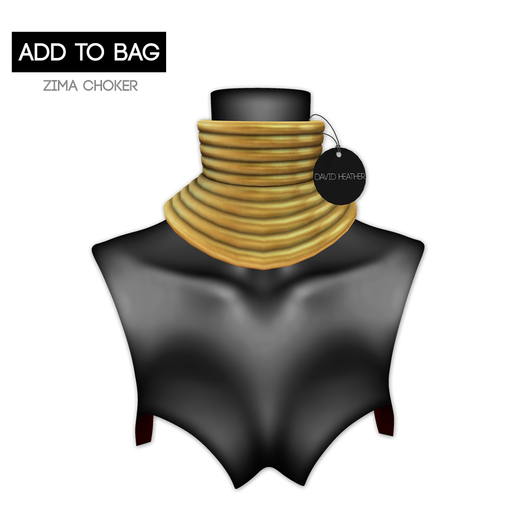 Second Life Marketplace - -David Heather-Zima Choker/Gold
