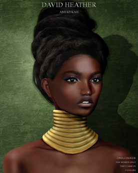 Second Life Marketplace - -David Heather-Zima Choker/Gold