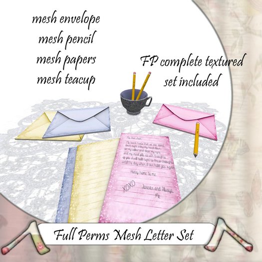 Second Life Marketplace - ^Upcycled^ Full Perm Letter Set