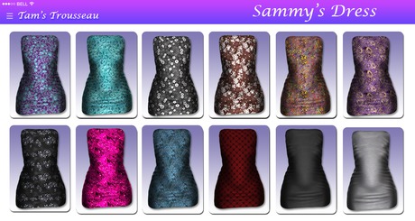 Second Life Marketplace - V-Tech Boi Chest Sammy's Dress DEMO