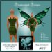 Second Life Marketplace - *D*D* Doran Lass - Forest Oak Leaf Top & Pant (M)